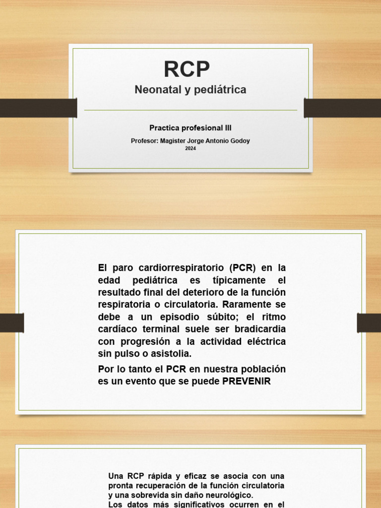 RCP 2024 | PDF | Reanimación cardiopulmonar | Paro cardíaco