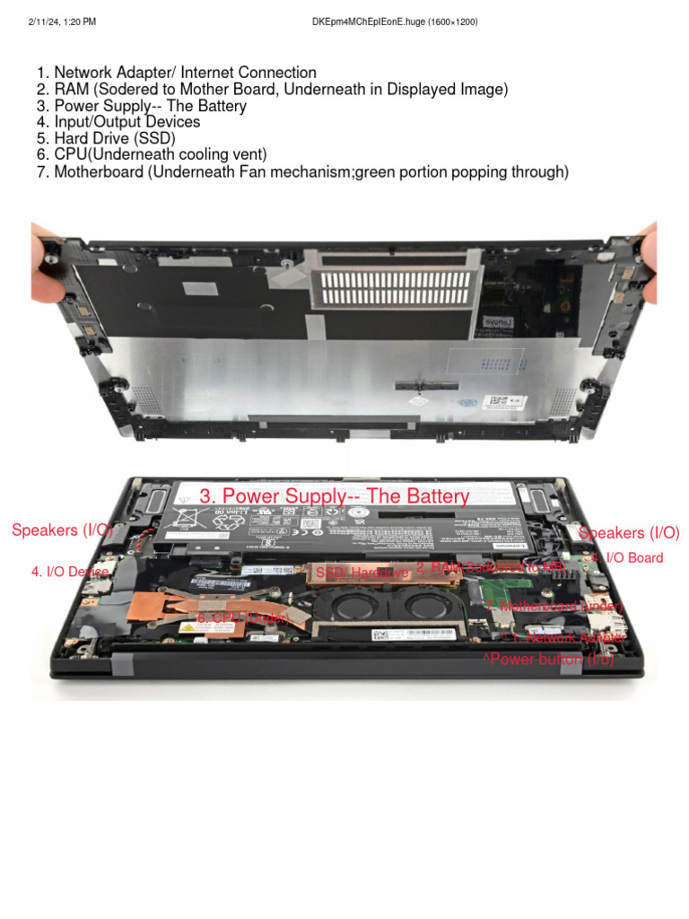 Comparing Laptop and Smartphone Components | PDF | Input/Output | Random Access Memory