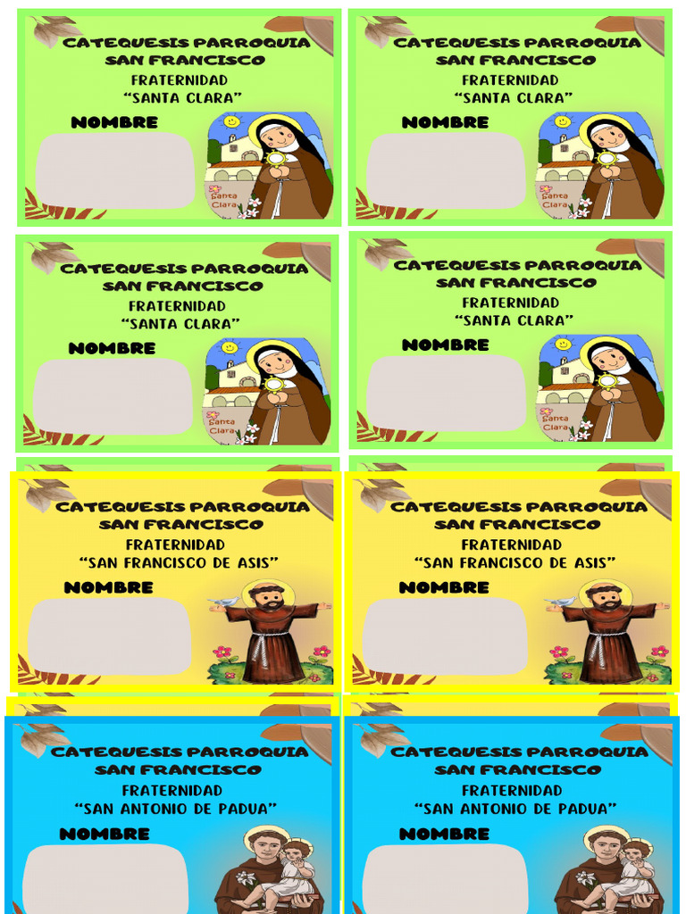 Solapin Catequesis de Niños | PDF