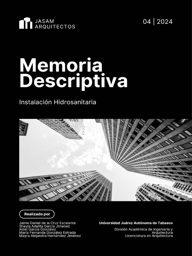 Memoria Descriptiva Hidrosanitaria (Edificio Niveles) - 2 | PDF