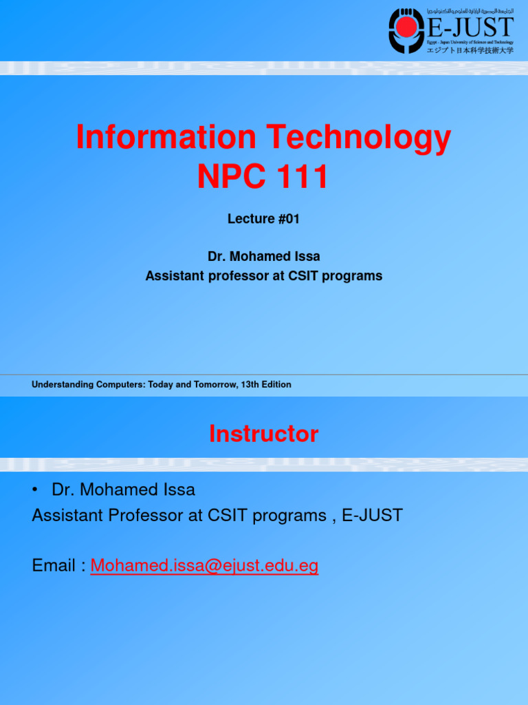 Lecture 01 Pdf Computer Hardware Operating System 6819