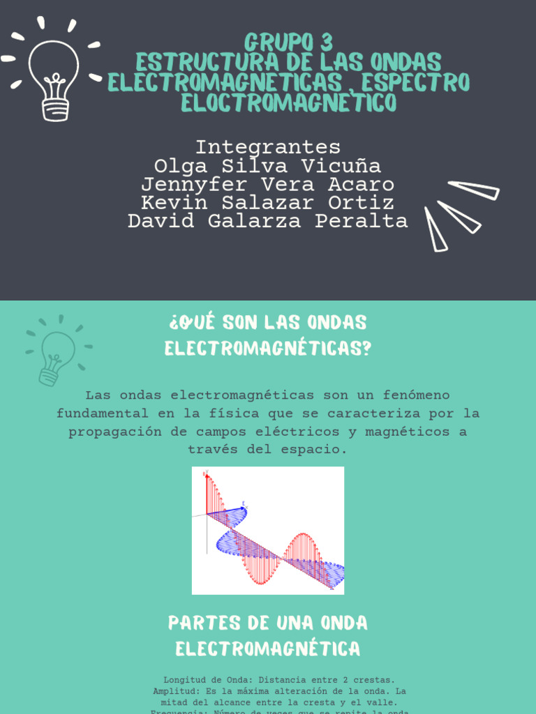 Ondas Electromagnéticas y Espectro | PDF | Radiación electromagnética ...