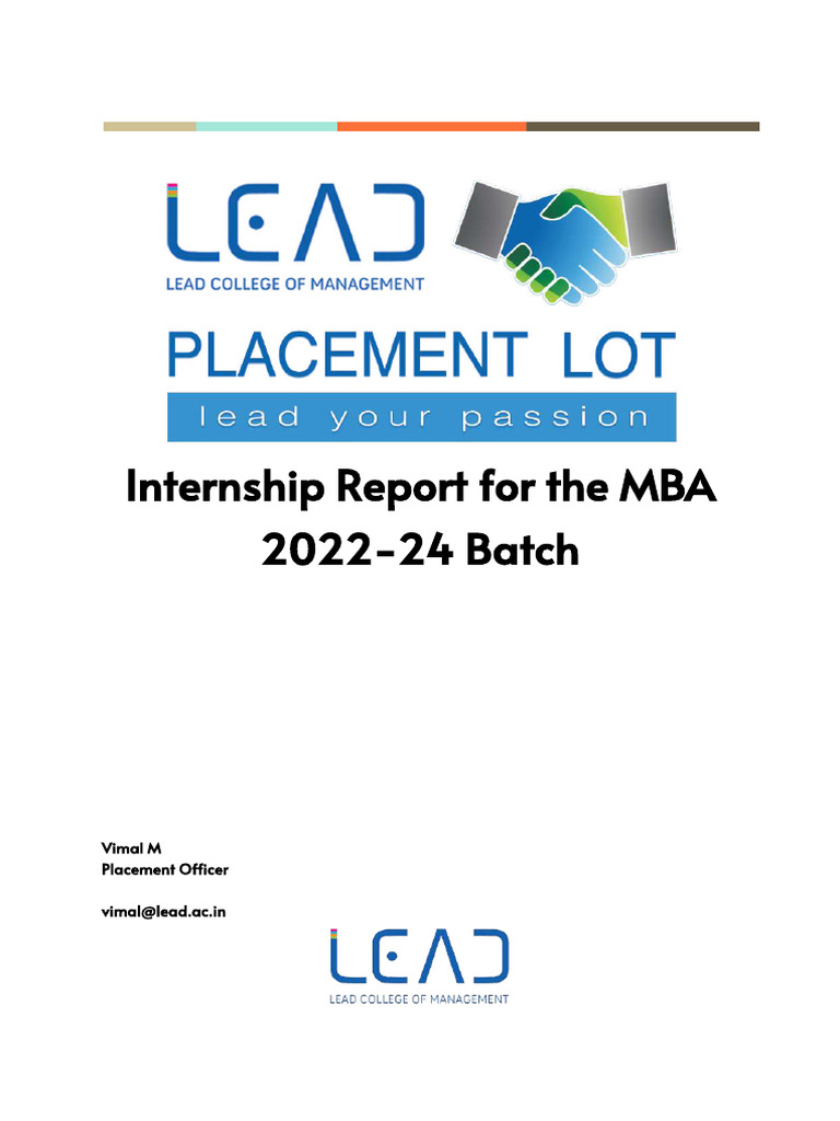 2022 24 INTERNSHIP Interim REPORT Compressed | PDF