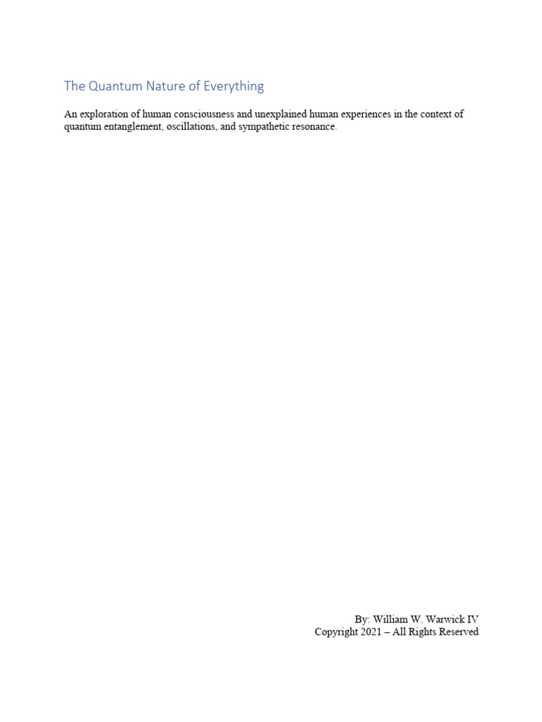 The Quantum Nature of Everything | PDF | Materials Science | Applied ...