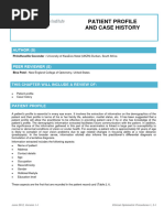 History Taking in Optometry Practice | PDF | Diabetes | Human Eye