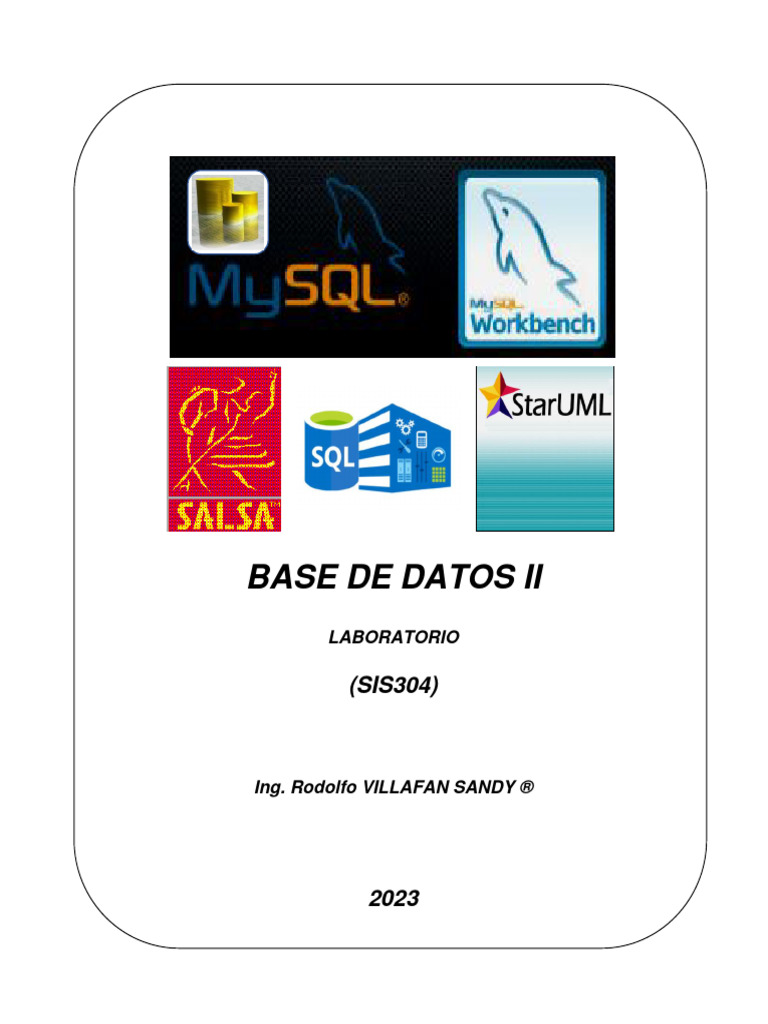 Texto Practicas BD2 2023 | PDF | Mi sql | Bases de datos