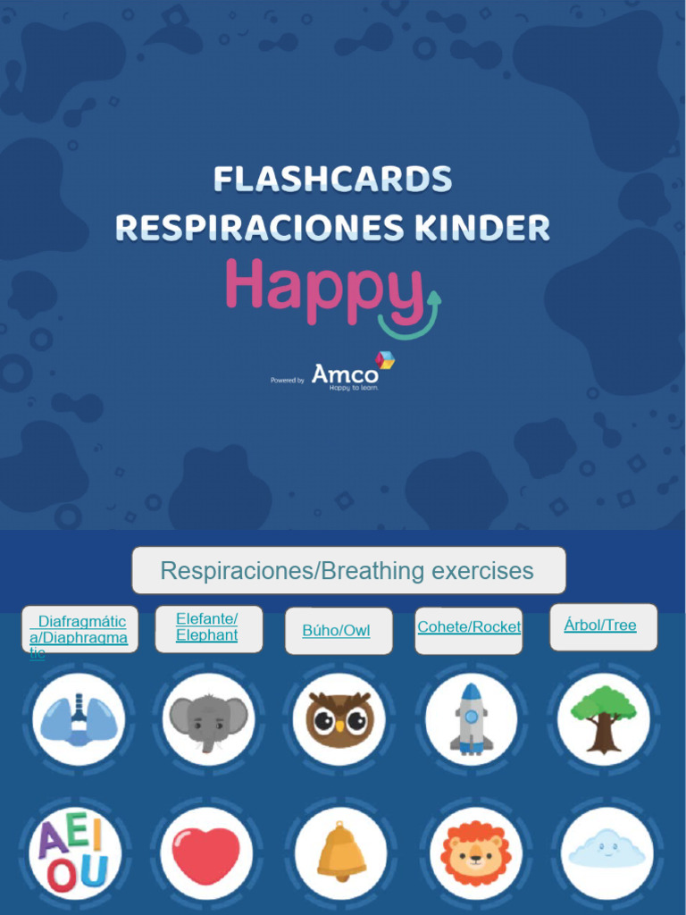 Flashcards de Respiraciones y Vocabulario | PDF