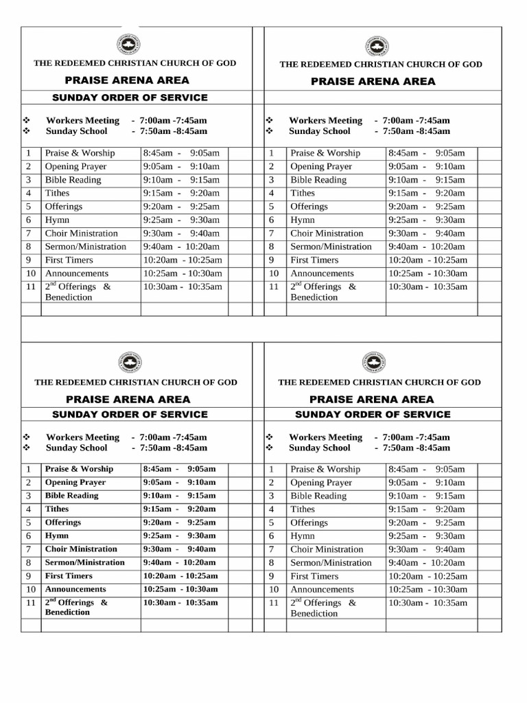 Order of Service | PDF