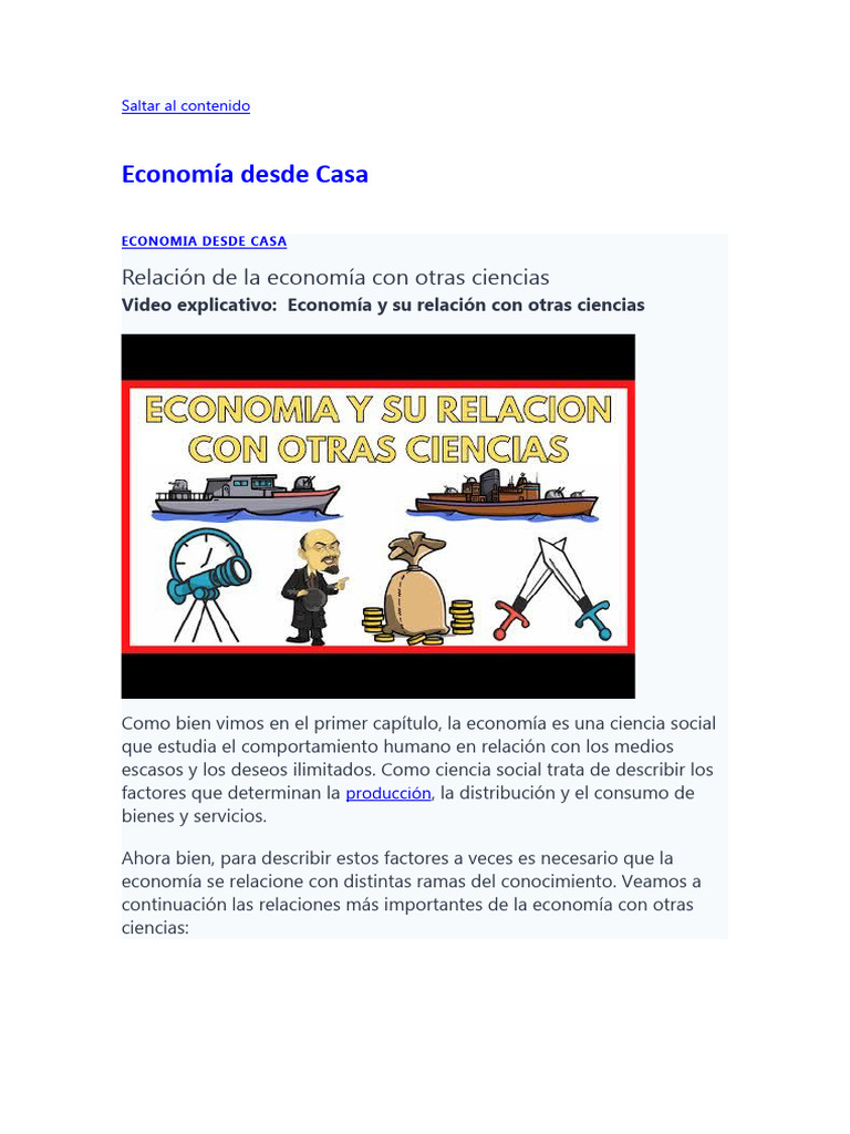Ciencia y Economia | Descargar gratis PDF | Ciencias económicas | Sicología