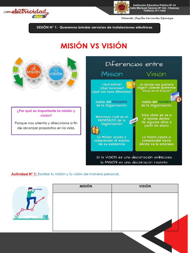 Ficha Sesión N° 1 | PDF