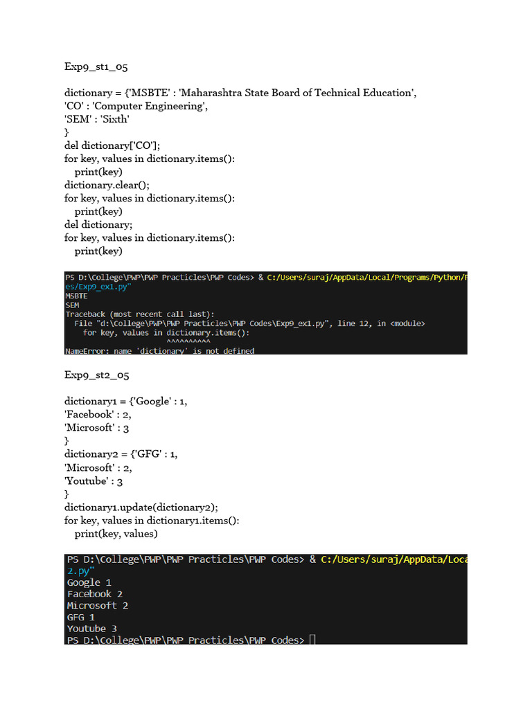 PWP Exp9 | PDF | Computers | Technology & Engineering