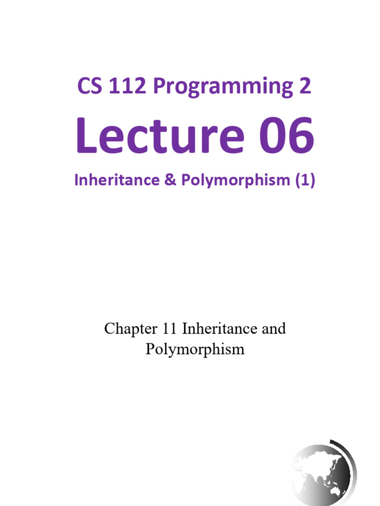 11 Slide 000 | PDF | Inheritance (Object Oriented Programming) | Method (Computer Programming)