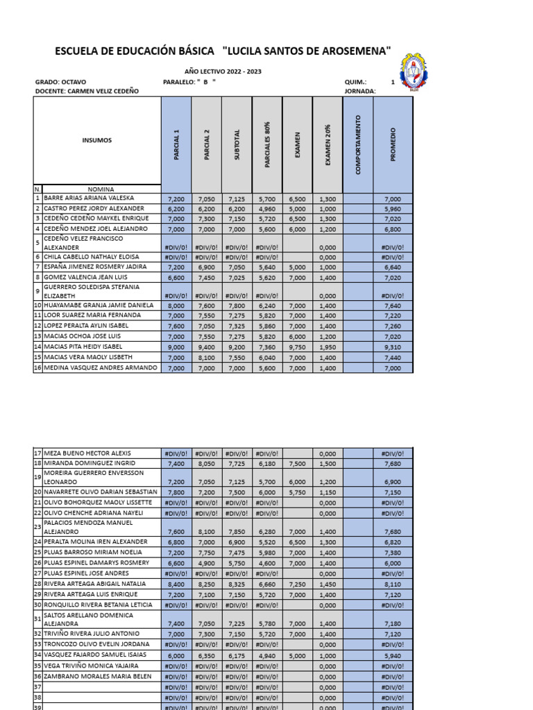 8VO-B. CIENCIAS | PDF