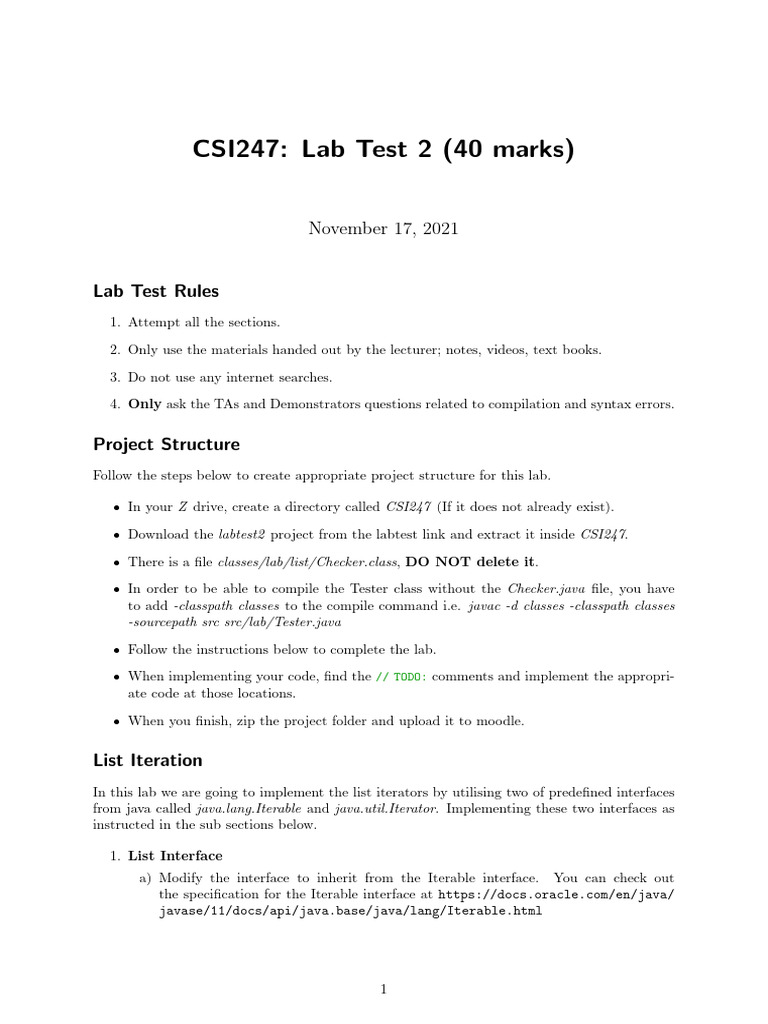 Lab Test2 | PDF | Method (Computer Programming) | Class (Computer ... Lab Test2 | PDF | Method (Computer Programming) | Class (Computer ...