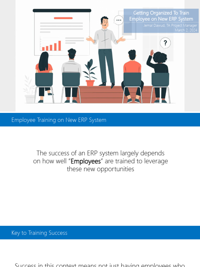 ERP Training Management | PDF | Enterprise Resource Planning | System