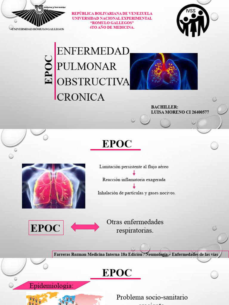 EPOC | PDF | Enfermedad pulmonar obstructiva crónica | Neumología