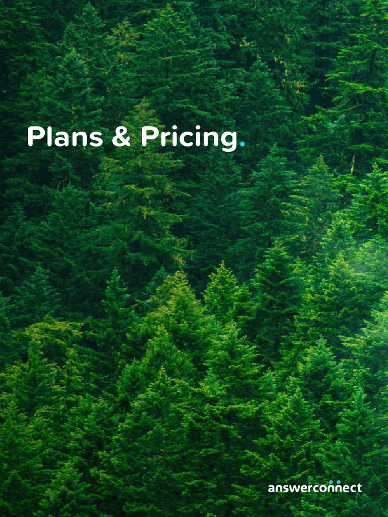 AnswerConnectUS Pricing | PDF | Health Insurance Portability And ...