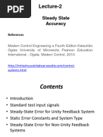 Static Error Constants in Control Systems | PDF | Velocity | Acceleration