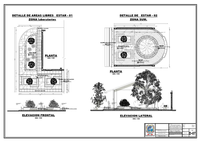 DETALLE DE AREAS LIBRES | PDF