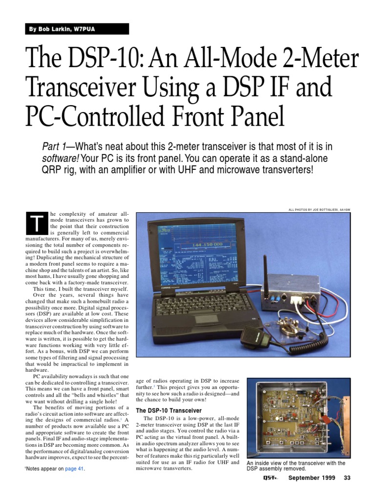 2 Meter SDR | Download Free PDF | Digital Signal Processing | Amplifier