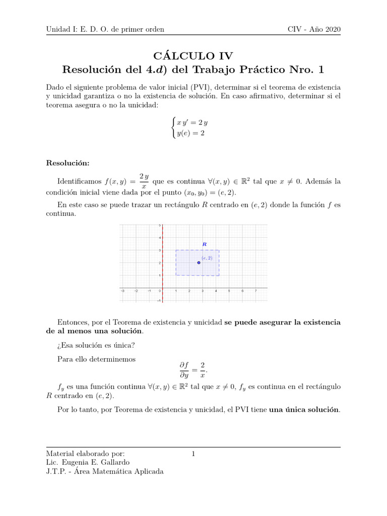 TP1 EDO Ej4d 2021 | PDF