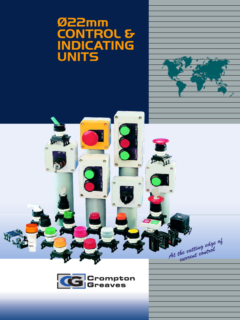 Dia 22mm PushButtons | PDF | Alternating Current | Color