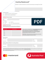 Australia Post Everyday Mastercard Product Disclosure Statement | PDF ...