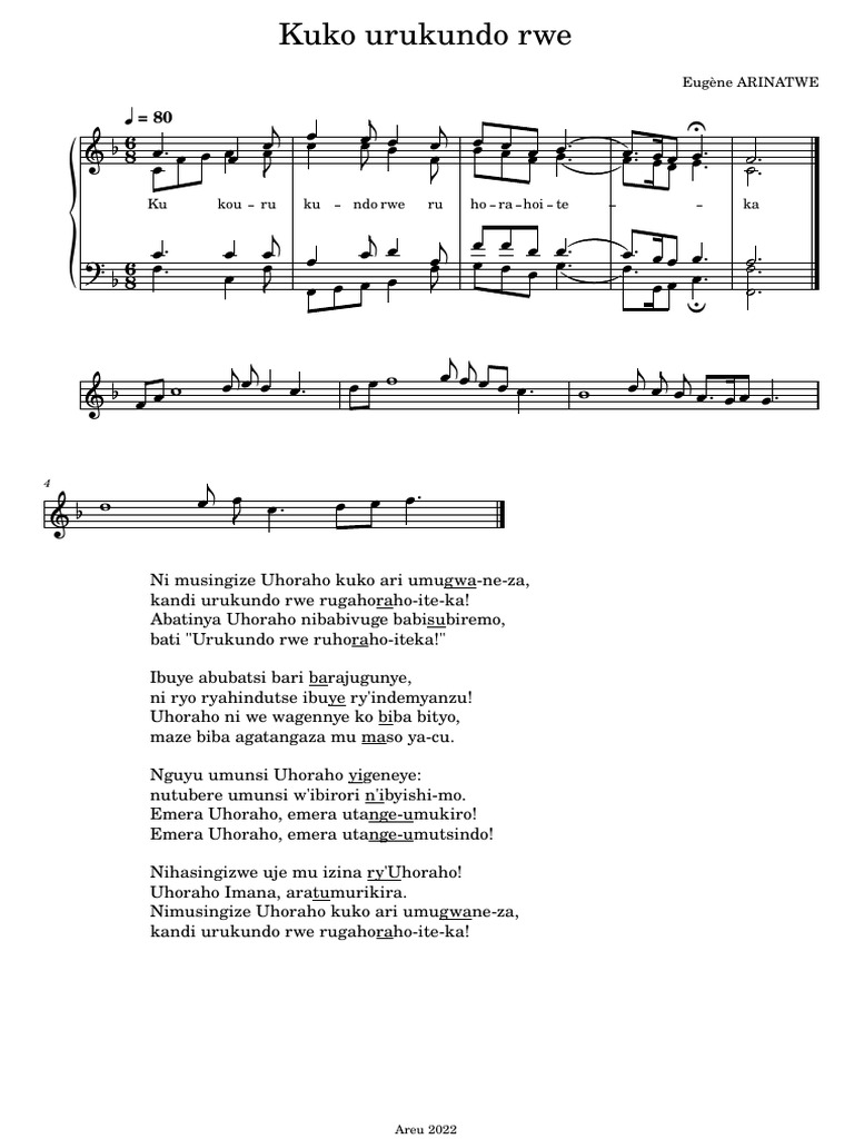 Kuko Urukundo Rwe | PDF