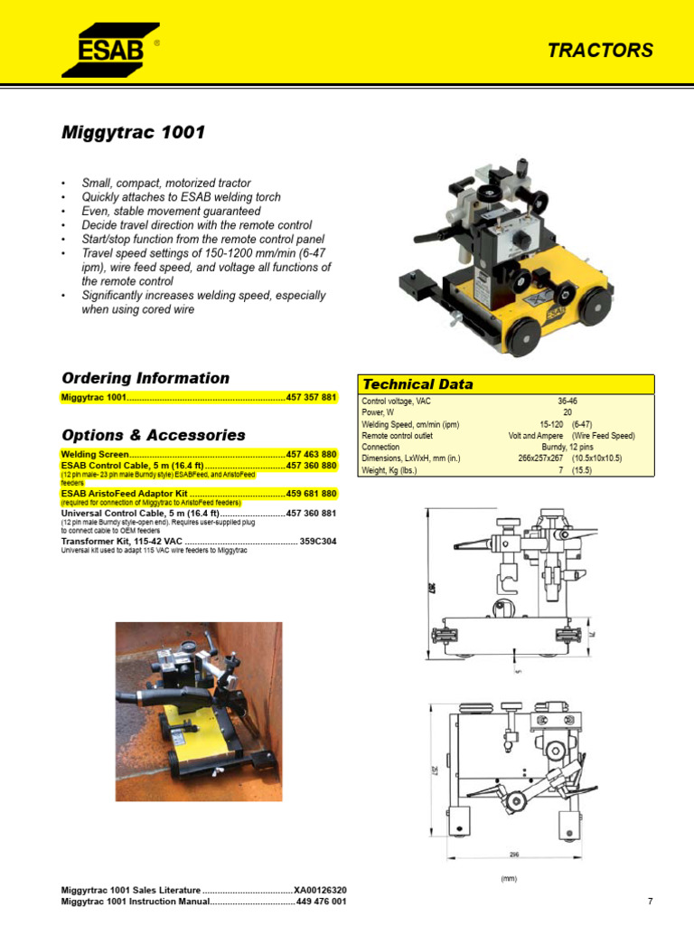 HOJA TECNICA Miggytrac - 1001 | PDF | Alternating Current | Electrical ...