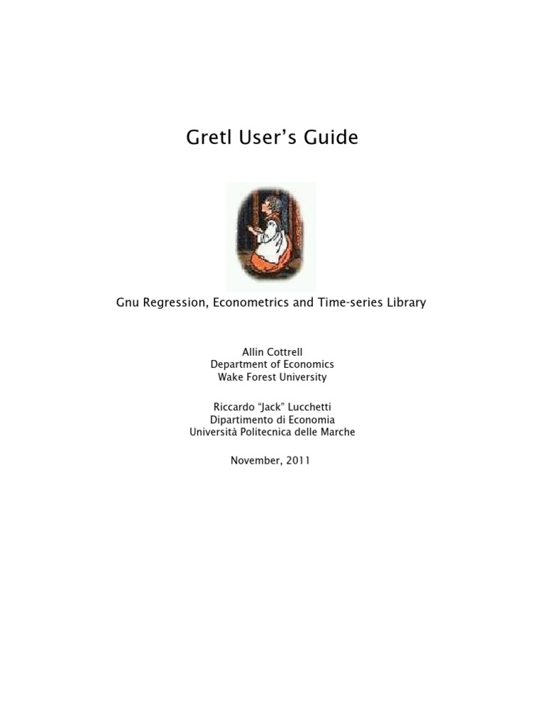 Gretl Guide | PDF