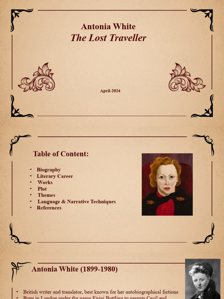 Antonia White - The Lost Traveller | PDF