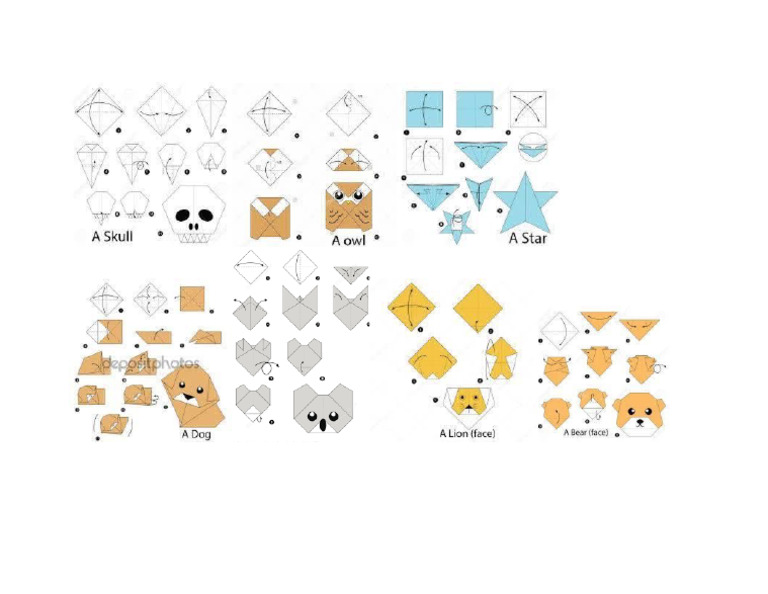 Como Hacer Origamis 1 | PDF