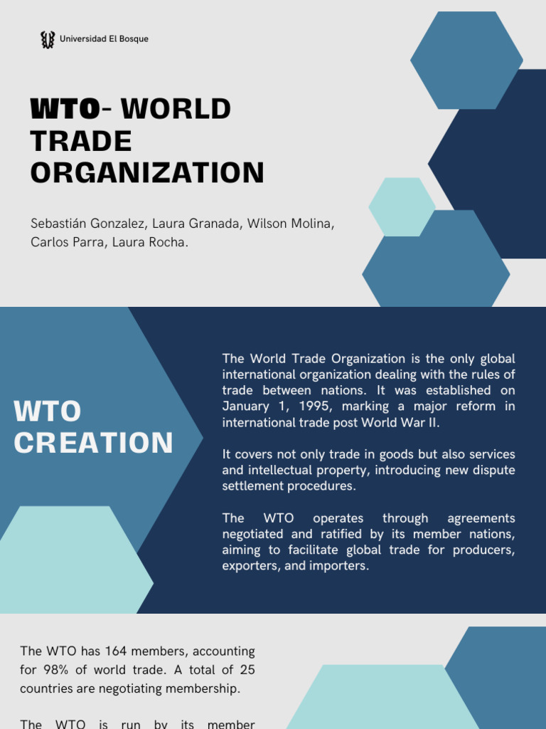 Wto - World Trade Organization | PDF | World Trade Organization | Dumping (Pricing Policy)