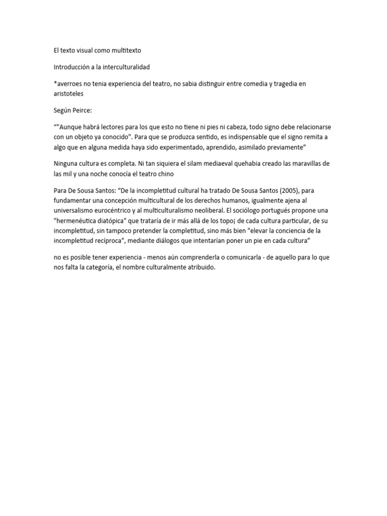 El texto visual como multitexto | PDF