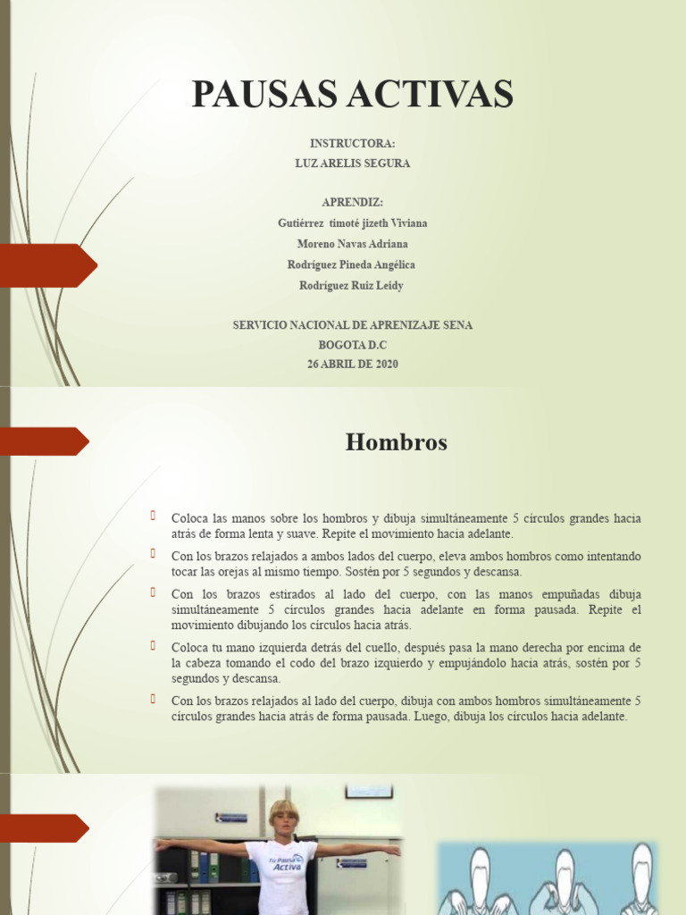 Pausas Activas | PDF | Mano