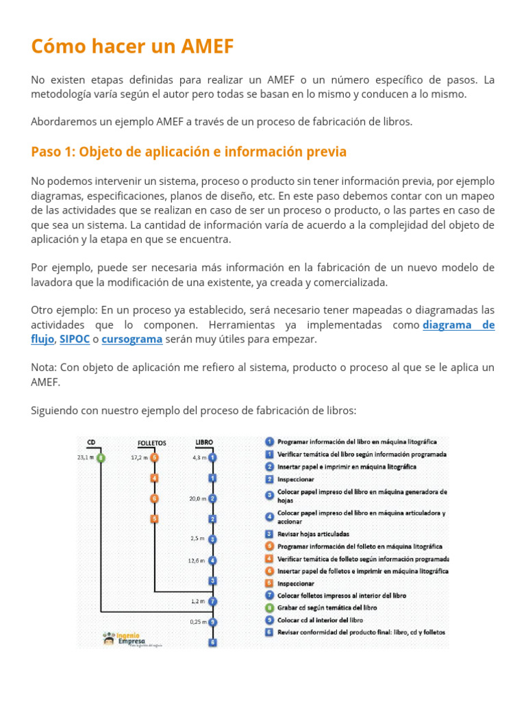 Guía Completa para Realizar un AMEF | PDF | Información | Probabilidad