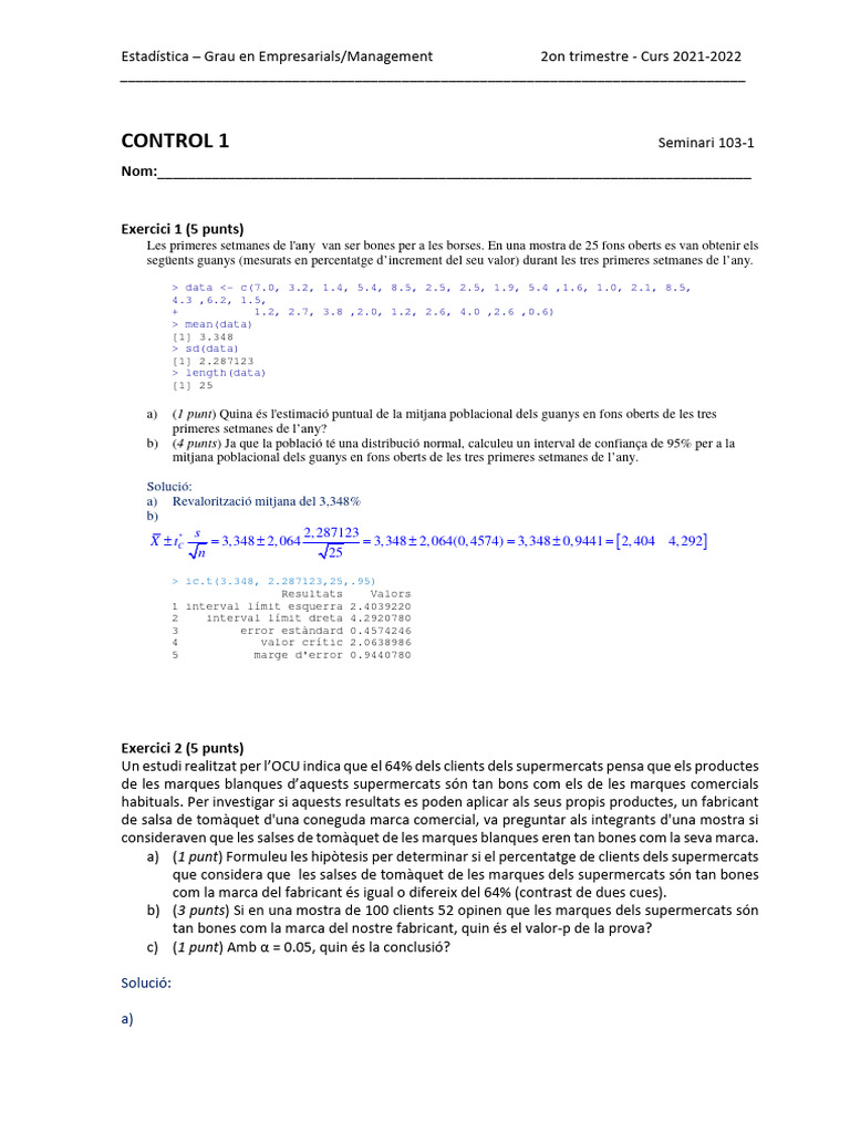 Control1 103 21 - 22solu | PDF