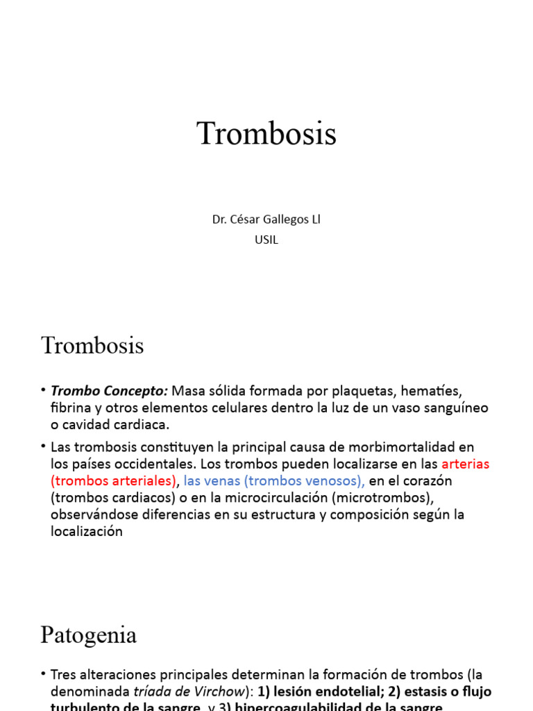 15 Trombosis | PDF | Trombosis | Embolia