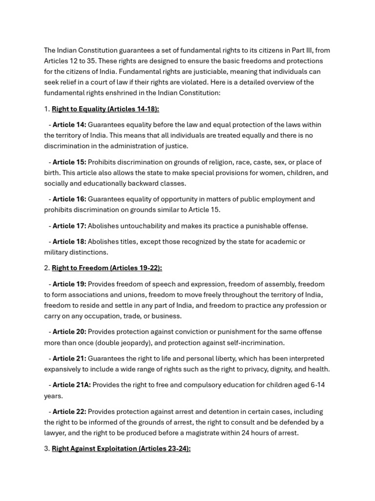 Fundamental Rights | PDF | Libertarian Theory | Government And Personhood