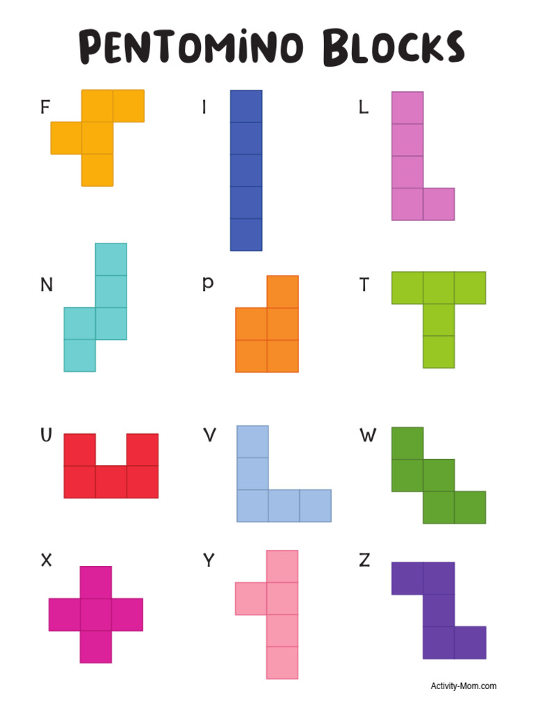 Pentomino Animal Puzzles | PDF