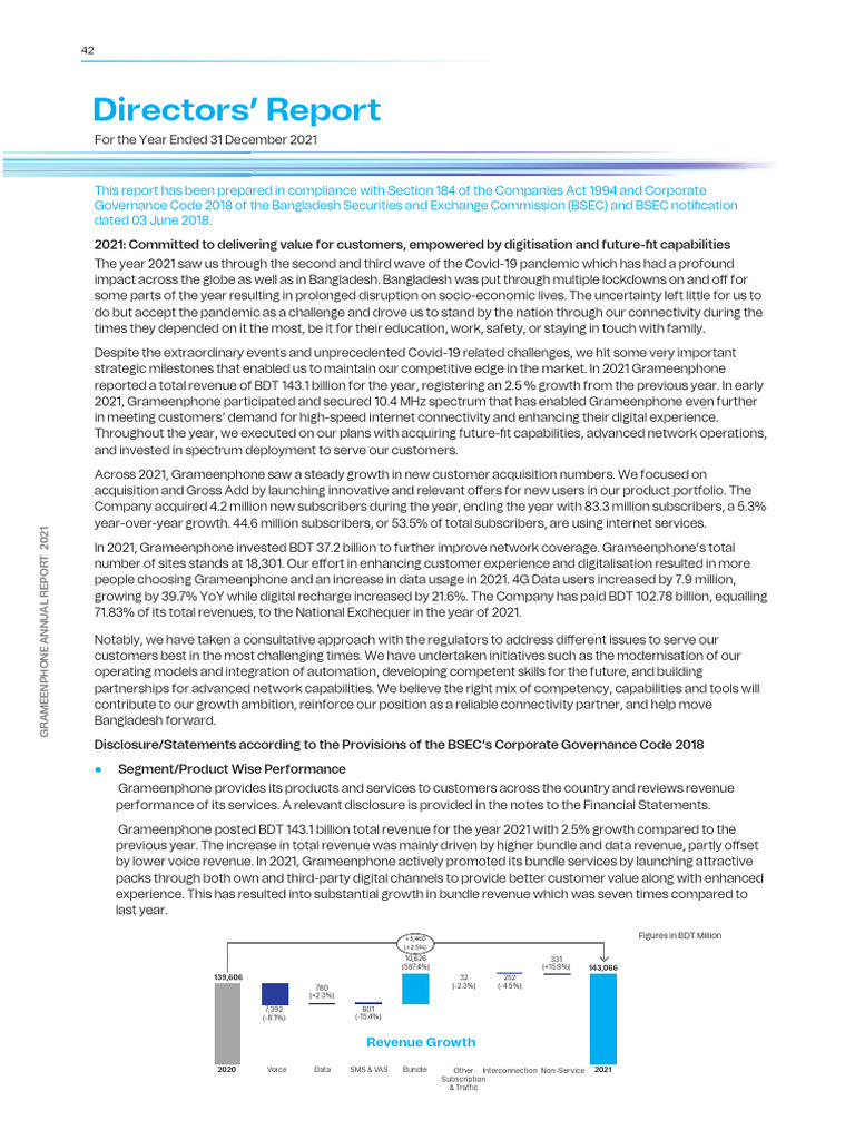 Directors' Report | PDF | Dividend | Business