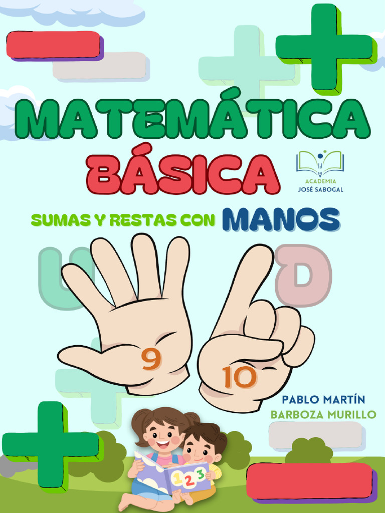 Matemática Básica - Sumas y Restas con Manos - Parte 1 | PDF