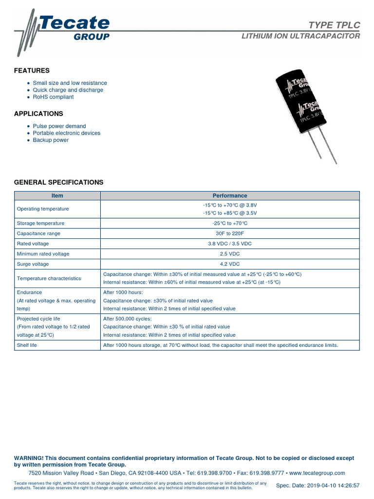 TPLC | PDF | Electricity | Materials Science