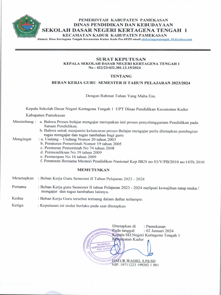 SRT Tugas KT 1-1 | PDF