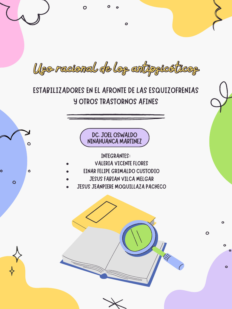 Documento A4 Portada Carátula Informe de Proyecto Doodle Orgánico ...