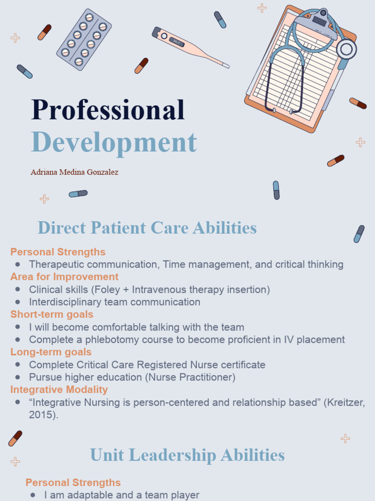 Nursing Professional Development Goals | PDF | Nursing | Health Care