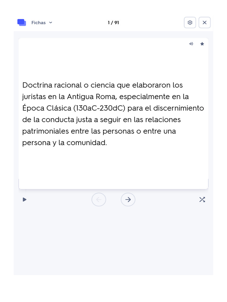 Fichas Derecho Romano 1 - Quizlet | PDF