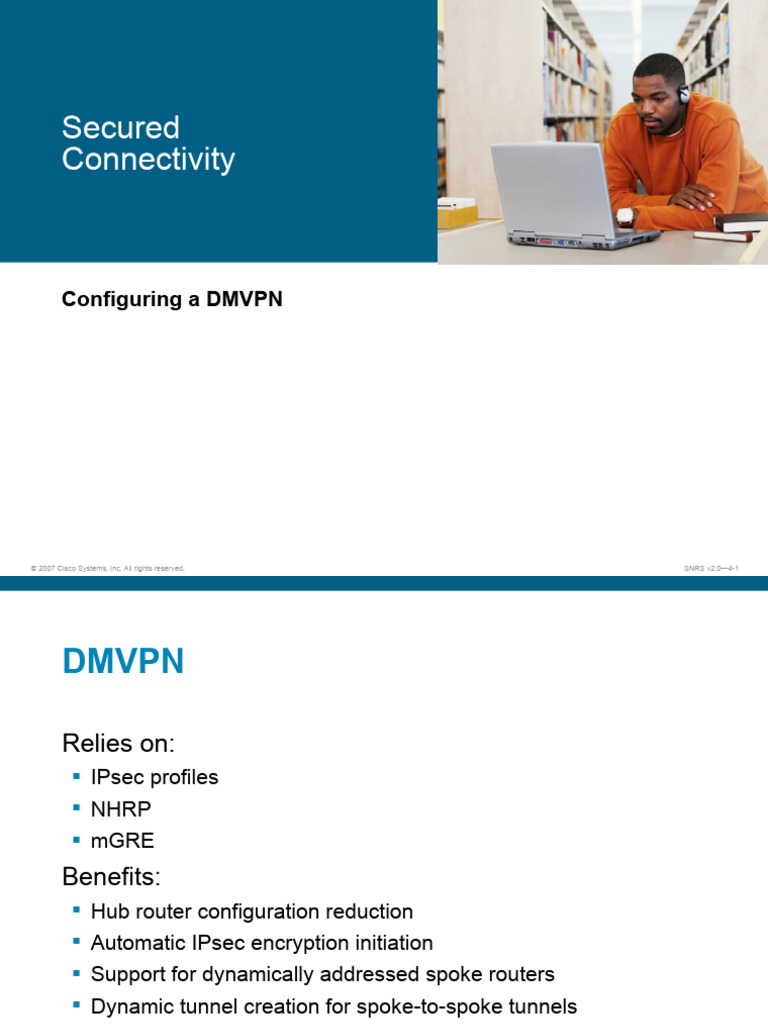 SECS04L06 - Configuring A DMVPN | PDF | Router (Computing) | Network ...