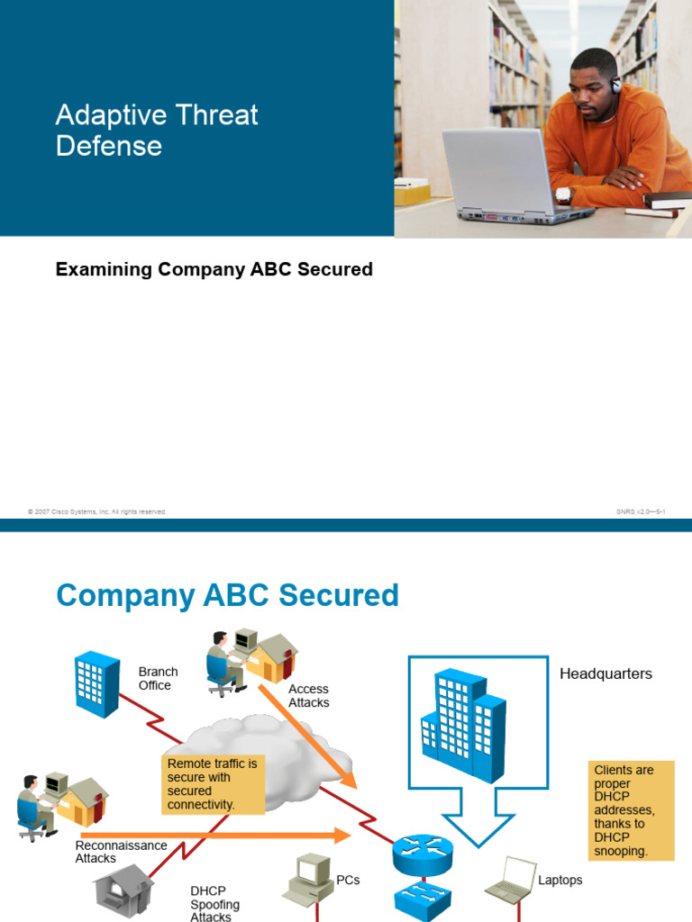 SECS05L06 - Examining Company ABC Secured | PDF | Internet | Network ...
