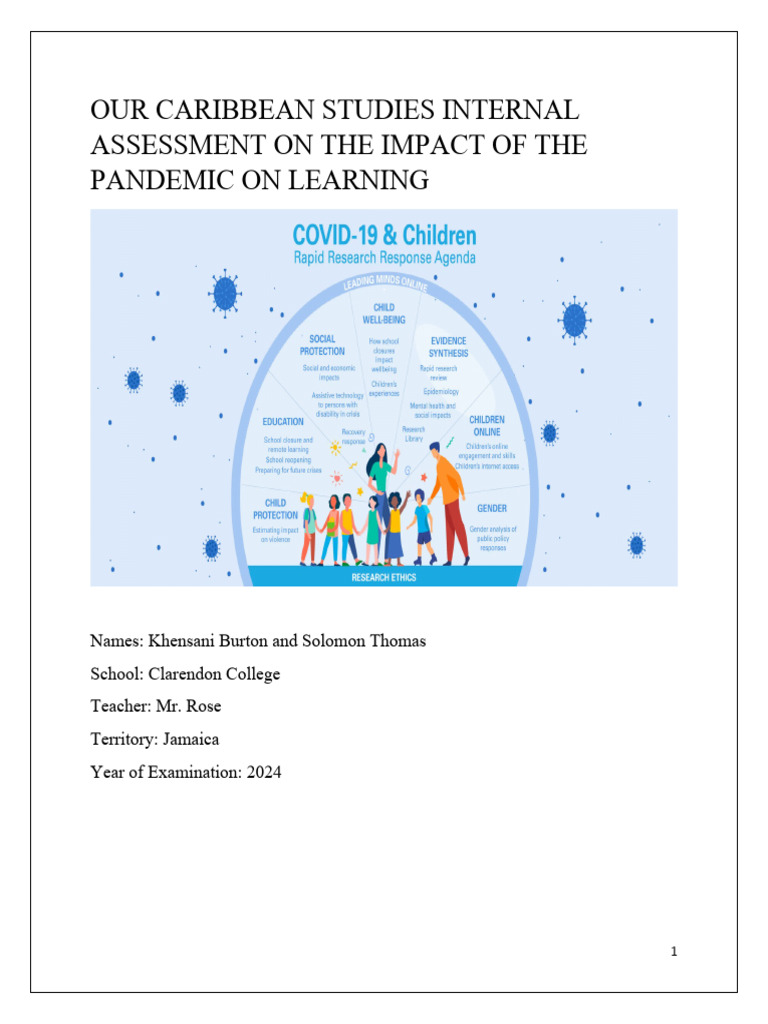 CARIBBEAN STUDIES INTERNAL ASSESSMENT Complete | PDF | Learning ...